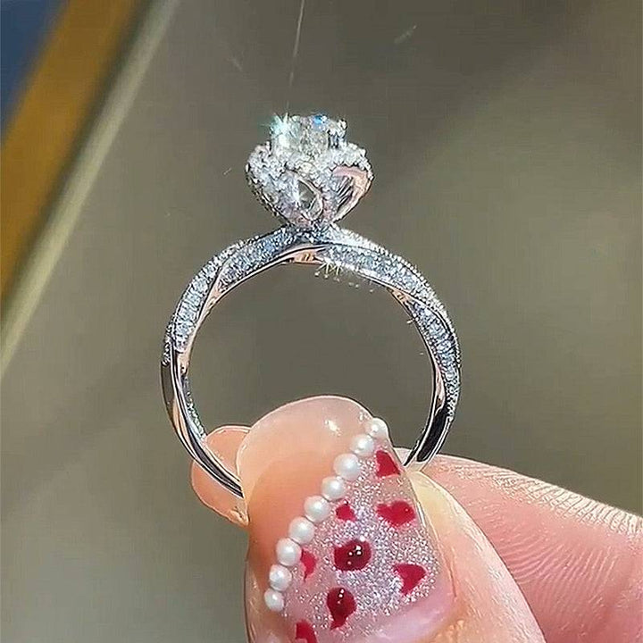 Moissanite Engagement Ring – louilyjewelry